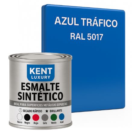 KENT ESMALTE SINTETICO 1-8 Galón AZUL TRAFICO | Falabella Chile