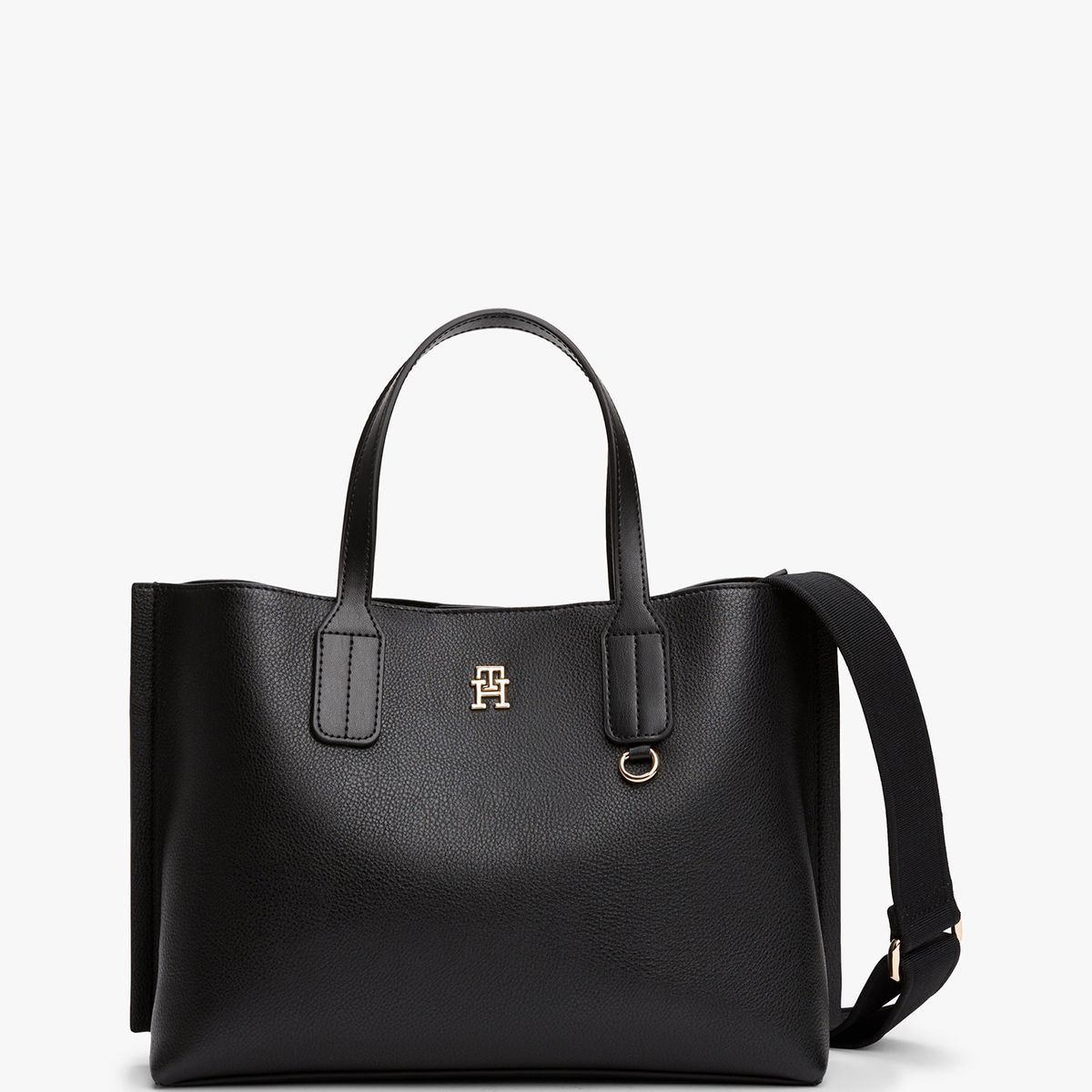 TOMMY HILFIGER Tote Distinct Monogram Negro BDS Tommy Hilfiger ...