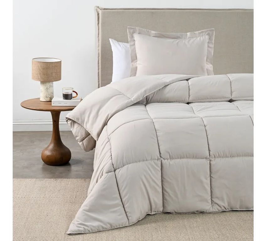 Plumón Cannon Super King Liso Softwash 280x250 Beige | Sodimac Chile