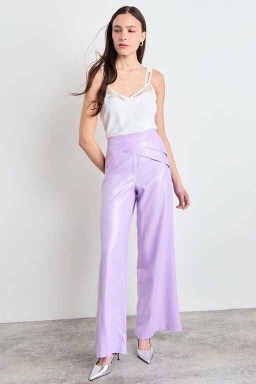 IO Pantalon Liso Mujer Morado Io | falabella.com