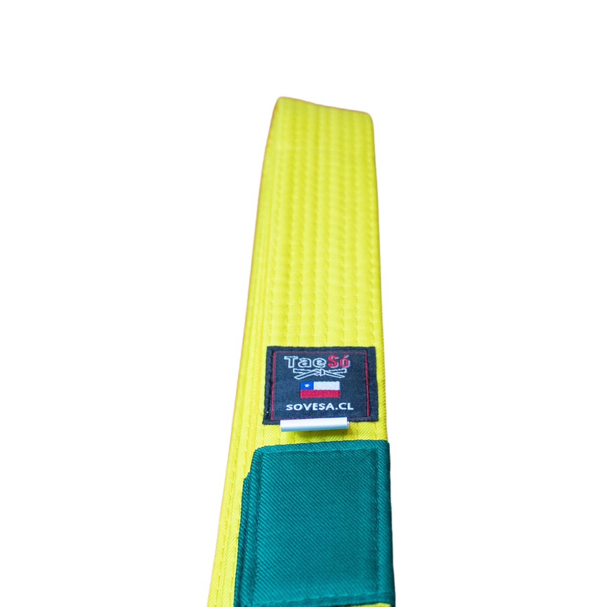 GENERICO Cinturón Artes Marciales 240 cms colores TaeSó AMARILLO PUNTA ...