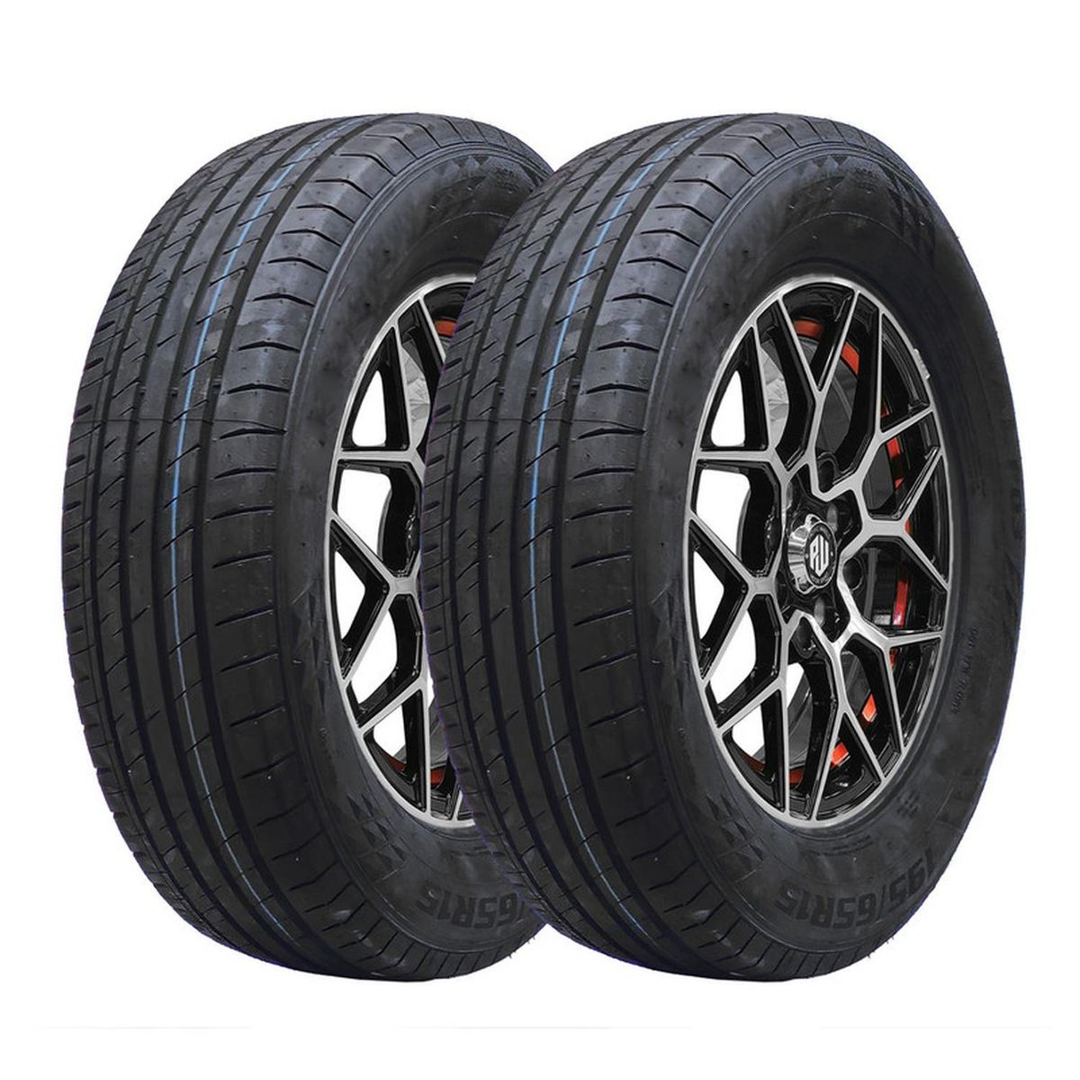 GENERICO Set x2 Neumáticos 195/65R15 91V RADIAL P03 Kustone PR H/T TL ...