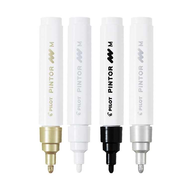 PILOT Set 4 Marcadores Pintor Multisuperficie Punta Media Glam Pilot ...