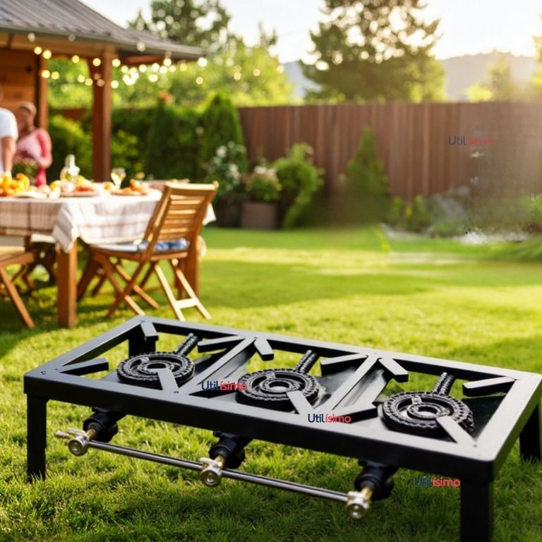 LINE Fogón Cocina A Gas Licuado 3 Platos Camping Hogar | falabella.com