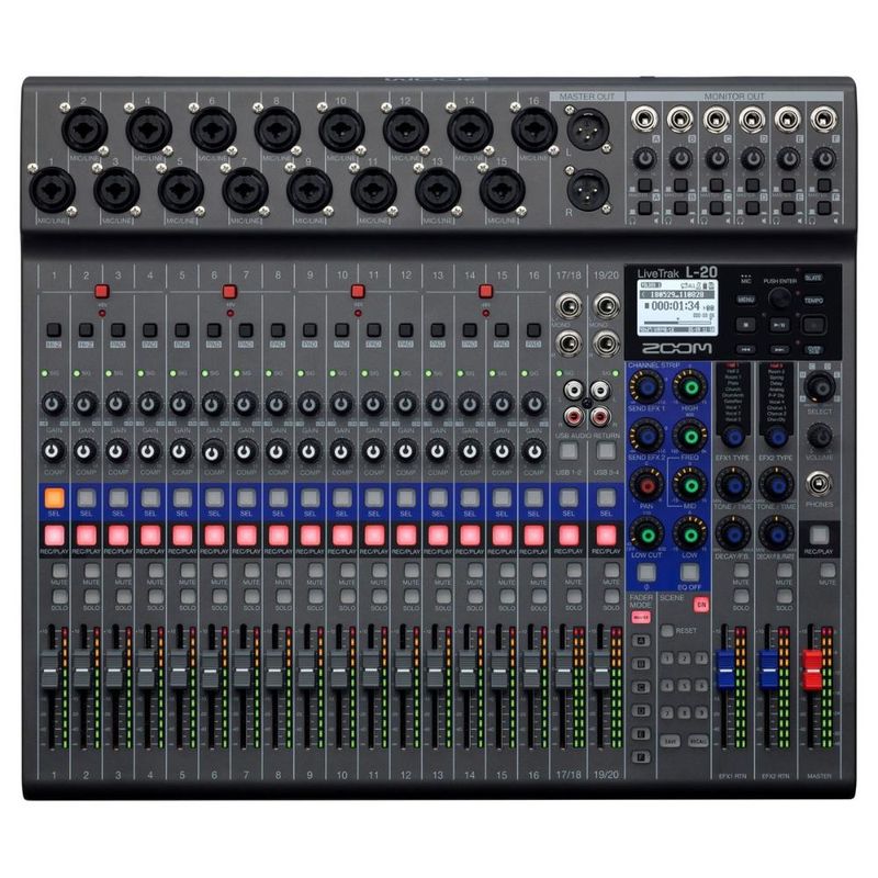 ZOOM Mixer Digital Zoom LiveTrak L-20 | falabella.com