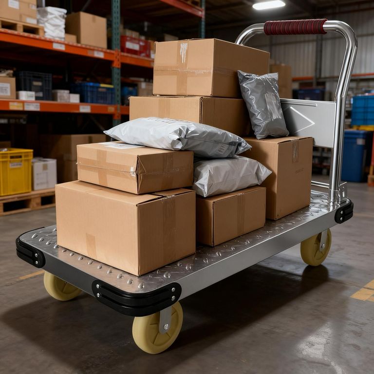 IDEEHOUSE Carro Carga Yegua Plegable Plataforma Grande 1100 Kg ...