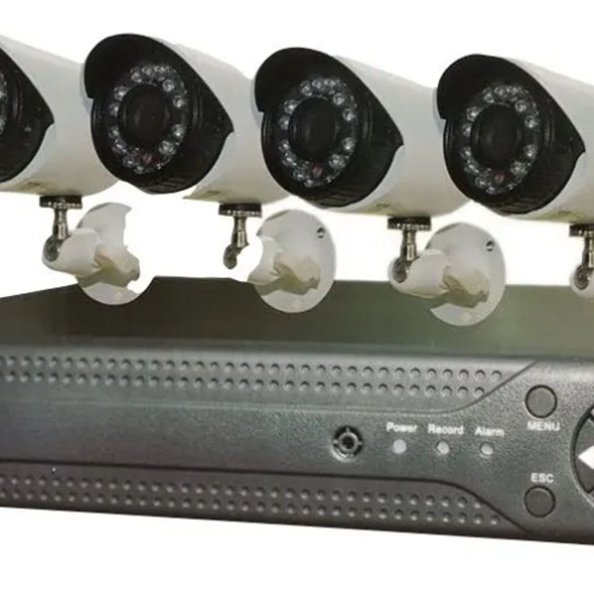 GENERICO Kit Cctv Con 4 Cámaras De Seguridad Mas Dvr 1080p Full Hd ...