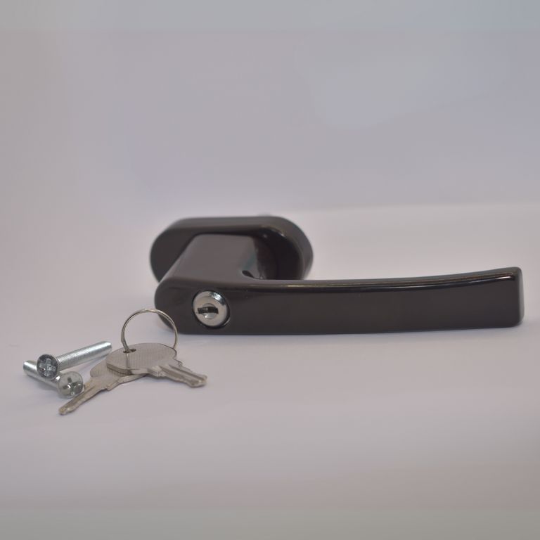 Manilla Cremona Recta Lisa Con Llave Ventana PVC y Aluminio | Sodimac Chile