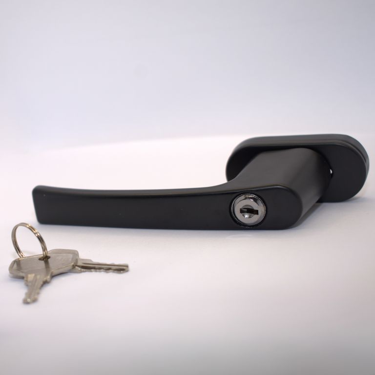 Manilla Cremona Recta Lisa Con Llave Ventana PVC y Aluminio | Sodimac Chile