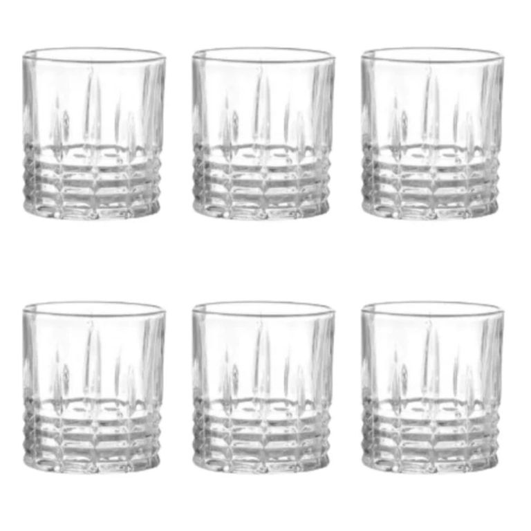 ALLEGRA Display 6 Vasos Bajos Modelo Birmingham De 330mL Trago Jugo ...