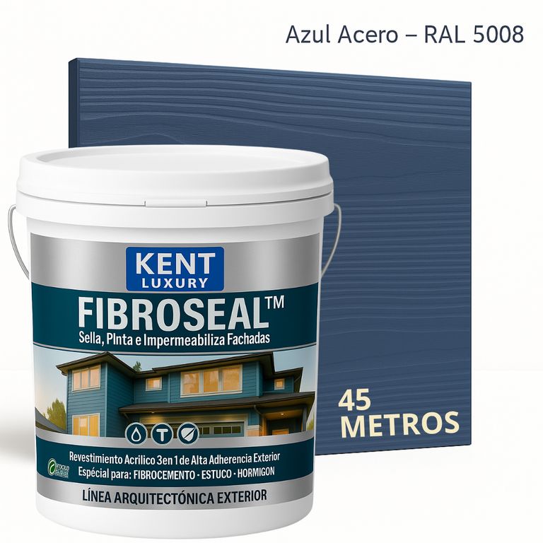 KENT FIBROCEM SIDING - TINETA 10 LITROS FIBROSEAL™ - AZUL ACERO ...