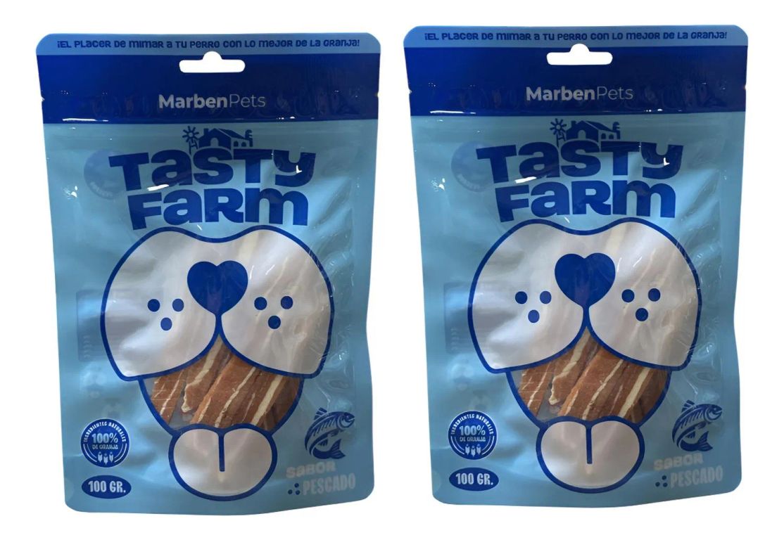 MARBEN PETS Snack Premium Seco Tasty Farm Para Perros 100g - Pack 2 ...