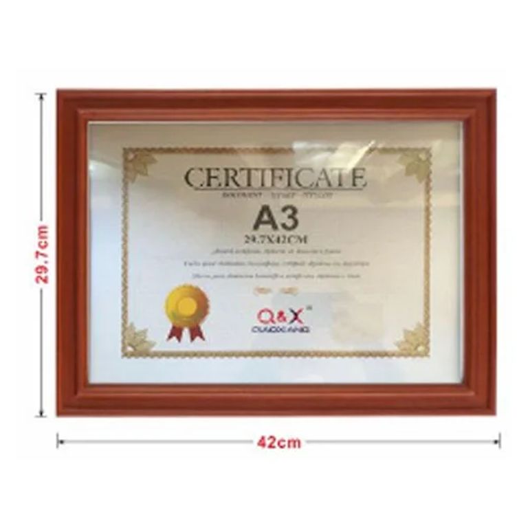 Marco De Madera Para Foto Títulos certificados A3 Caoba | Sodimac Chile
