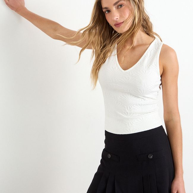 IO Polera Lisa Mujer Crudo Io | falabella.com