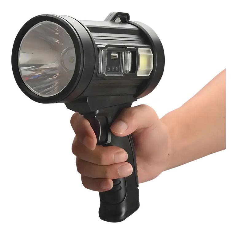 Linterna De Mano Led Spot Light Foco 90000 Lúmenes Y Color De La ...