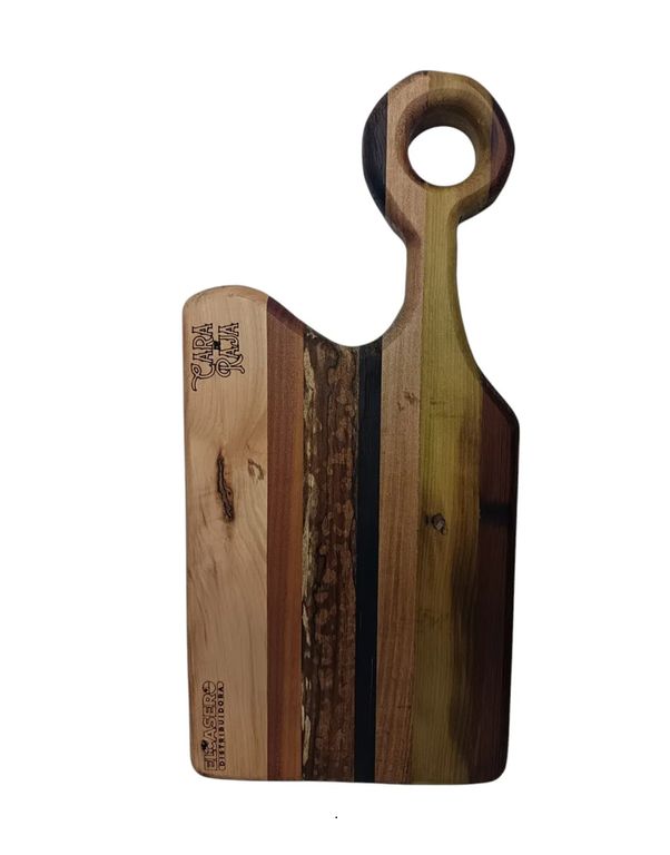 Tabla De Picoteo Madera Nativa El Manguaco De Don Carter Lisa Marrón ...