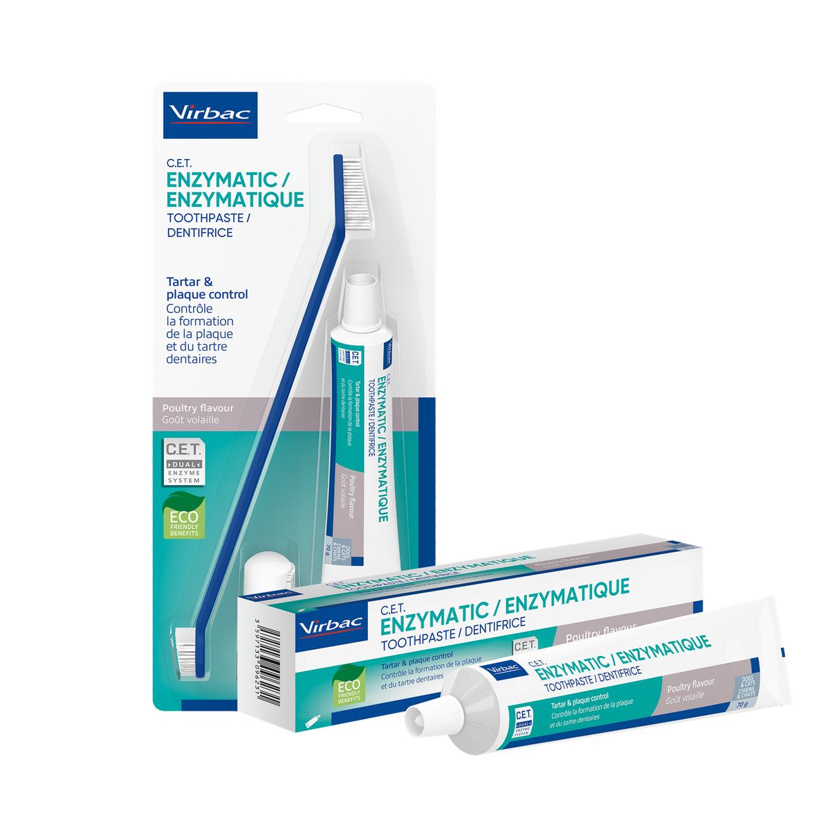 VIRBAC Virbac C.E.T. Pasta Dental Enzimática con Cepillo | falabella.com