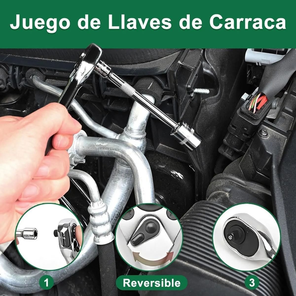 GENERICO Juego Caja Set Dados Cromo Vanadium Profesionales 108 Piezas ...