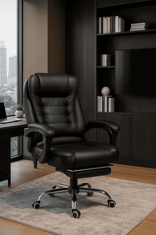 SPACE HOME Silla De Oficina Giovanni Egonomica Gerencial Reclinable ...