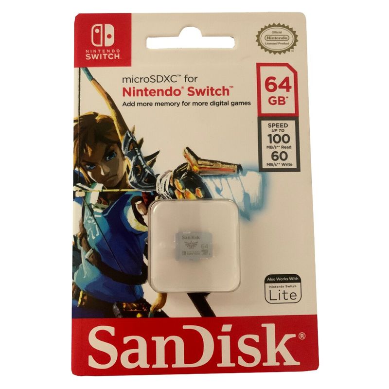 SANDISK Memoria Micro Sd Sandisk 64Gb Nintendo Switch | falabella.com