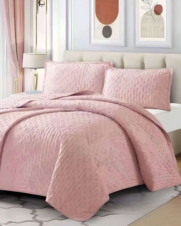 CUBRECAMA QUILT TUFTING DE LUJO SUAVE KING | Sodimac Chile