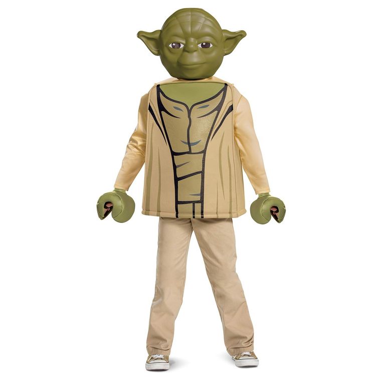 DISGUISE Disfraz Lego Star Wars Yoda Kids Small 4-6 con máscara ...