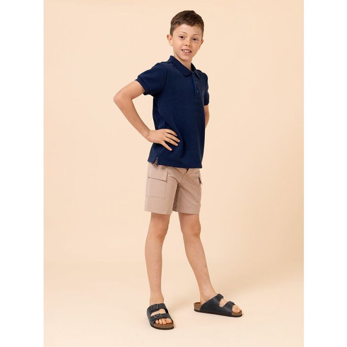 HUSH PUPPIES Polera Niño Unkel Azul Marino HUSH PUPPIES | Falabella Chile