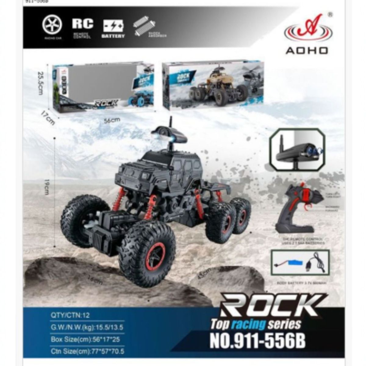 ANGELES DEL HOGAR CARRO JUGUETE Remote Control Big Wheel Toy ...