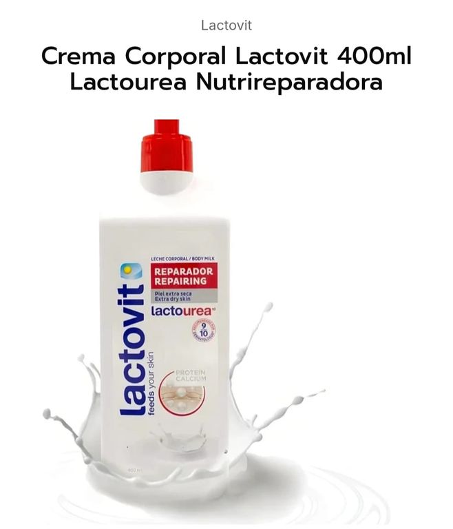 LACTOVIT Crema Corporal Lactovit 400ml Lactourea Nutrireparadora ...