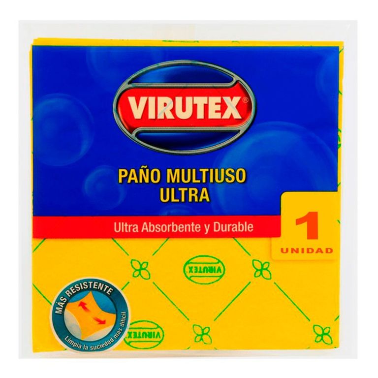 PACK X 4 PAÑO MULTIUSO ULTRA VIRUTEX | Sodimac Chile
