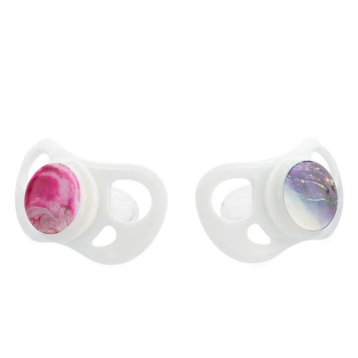 TWISTSHAKE Chupetes Twistshake Mármol 0-6m 2 uns - Rosado / Morado ...