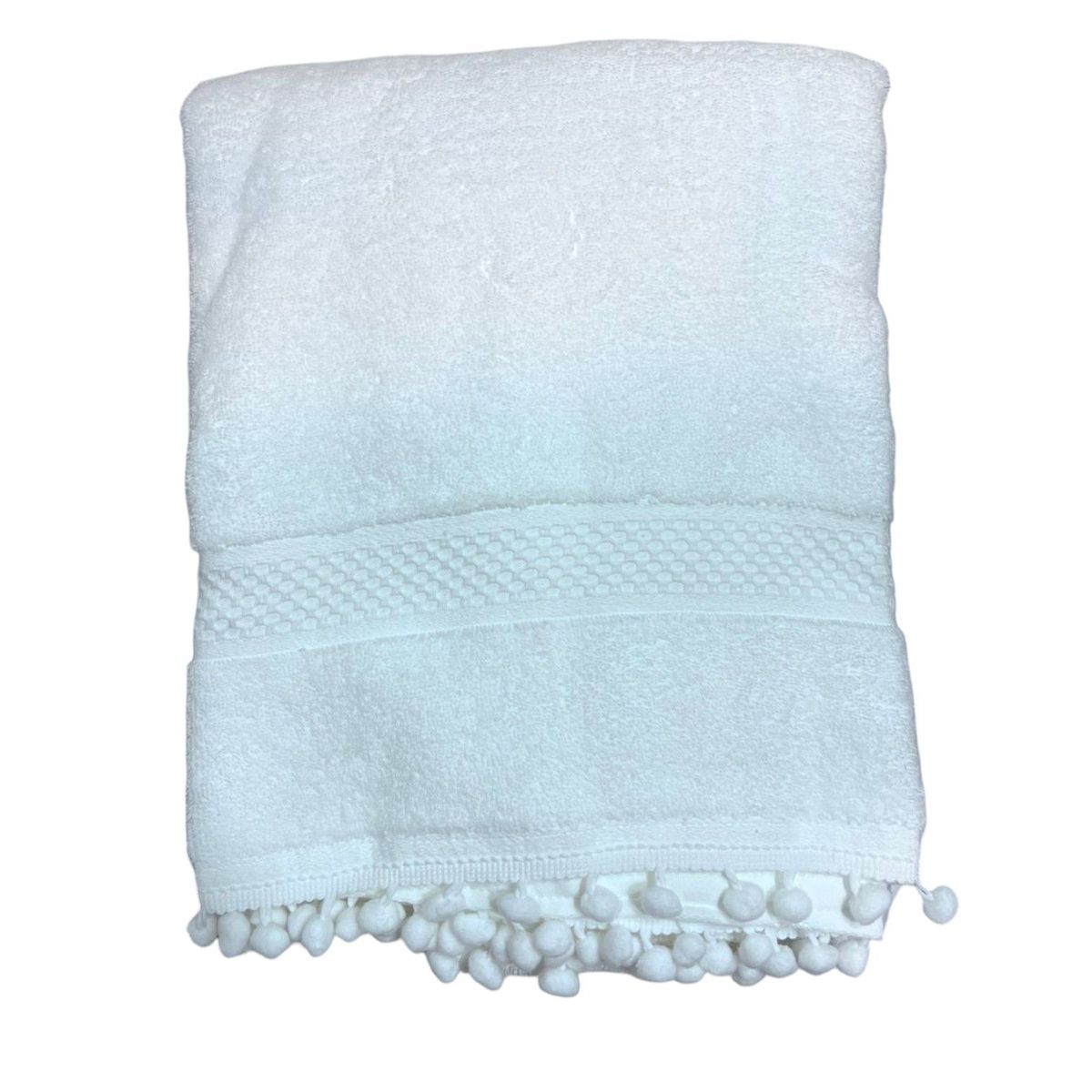 OEM Toalla De Baño Algodon Pompon Toalla Fina Elegante 70x137cm ...