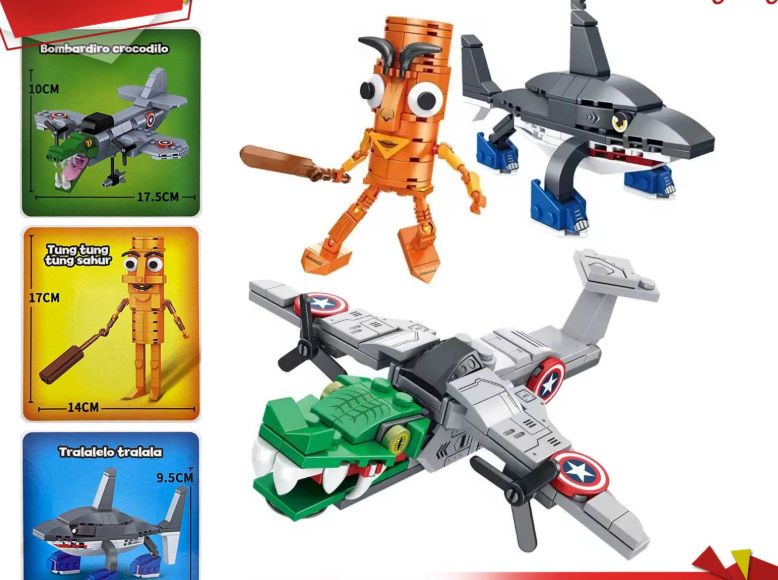 GENERICO Legos Armables Brainrot 3 Figuras | falabella.com