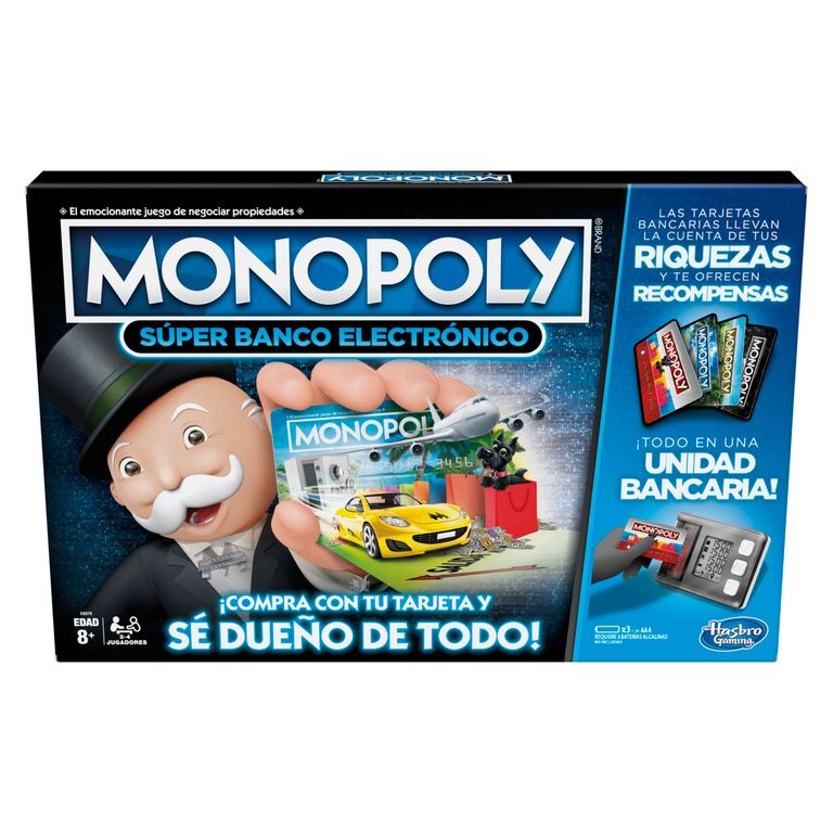 MONOPOLY Juego de Mesa Monopoly Súper Banco Electrónico | Falabella Chile