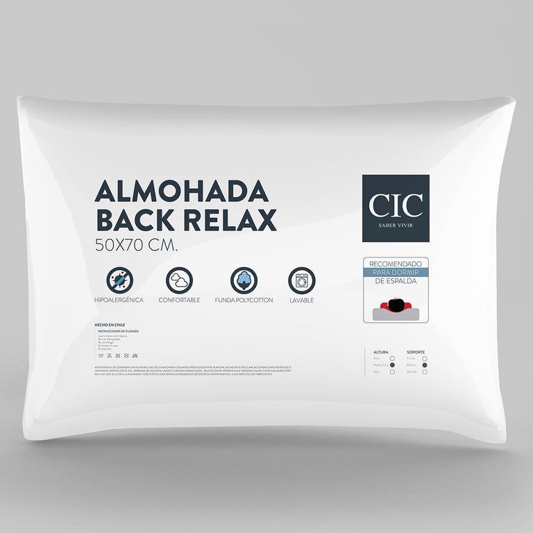 CIC - Almohada Microfibra 2 Plazas | Ofertitas