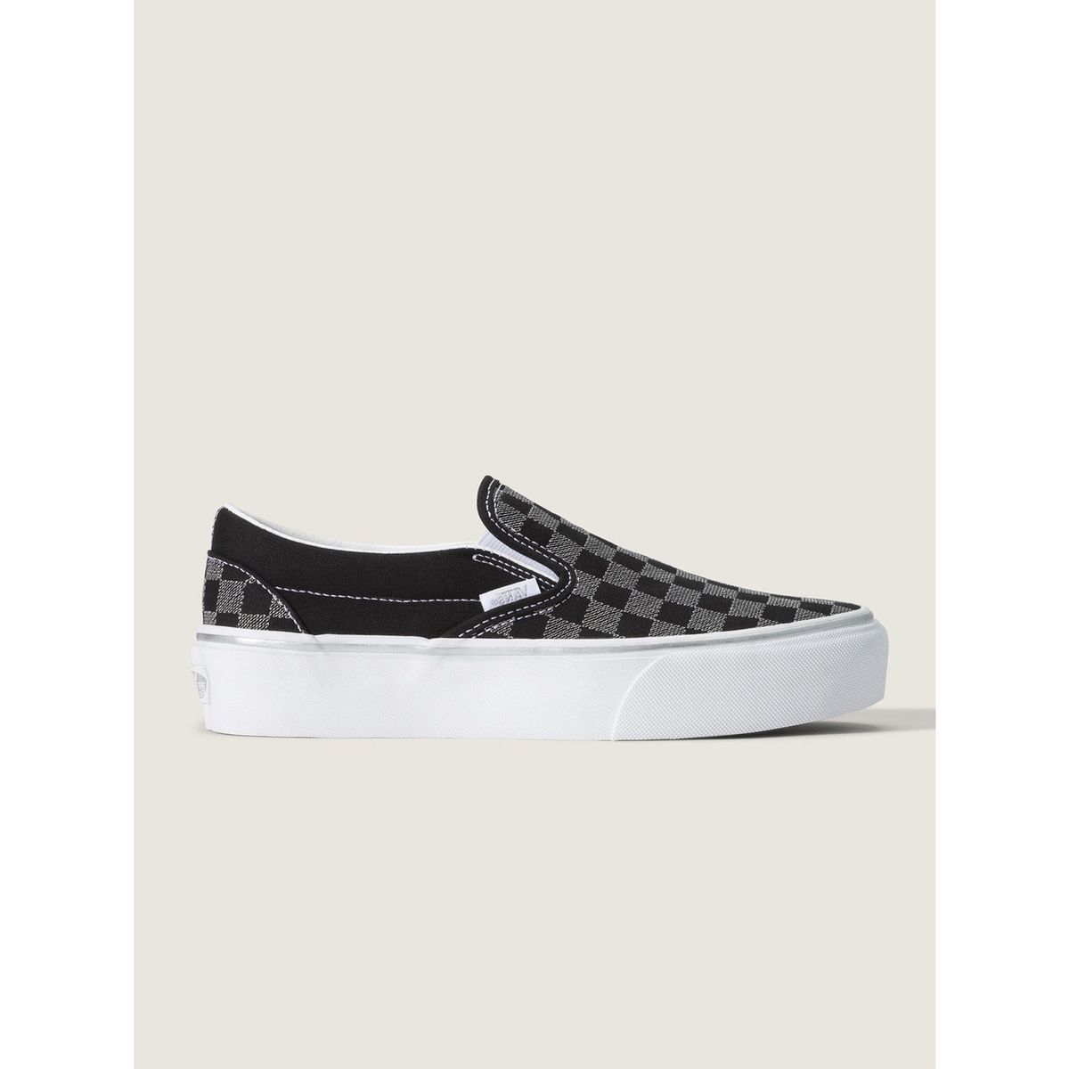 VANS Zapatilla Mujer Classic Slip-On Plat Negro VANS | Falabella Chile