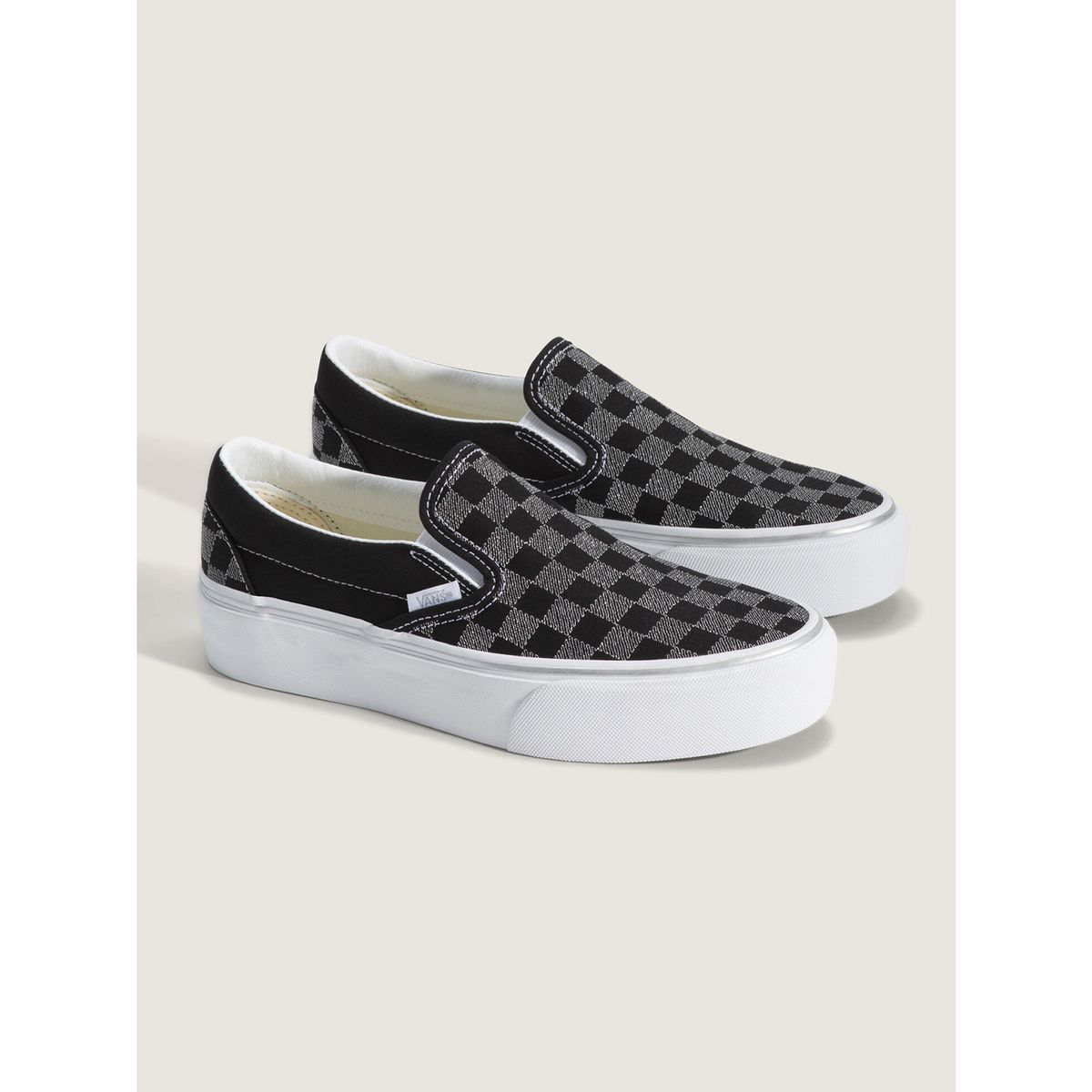 VANS Zapatilla Mujer Classic Slip-On Plat Negro VANS | Falabella Chile