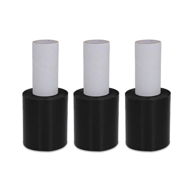 Film Stretch Mini Negro con mango 100mm*220m - 3 uds | Sodimac Chile