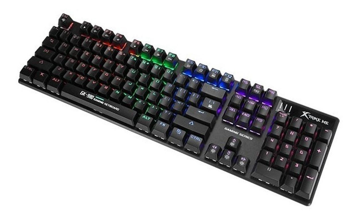 XTRIKE ME Teclado Gamer Mecánico Xtrike Me GK-980 Switch Azul RGB ...