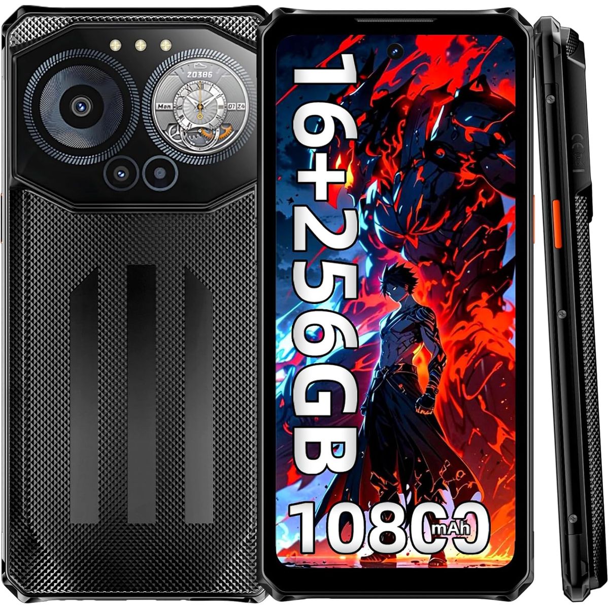 OUKITEL IIIF150 B3C Celular 16GB+256GB 10800mAh-Negro | Falabella Chile