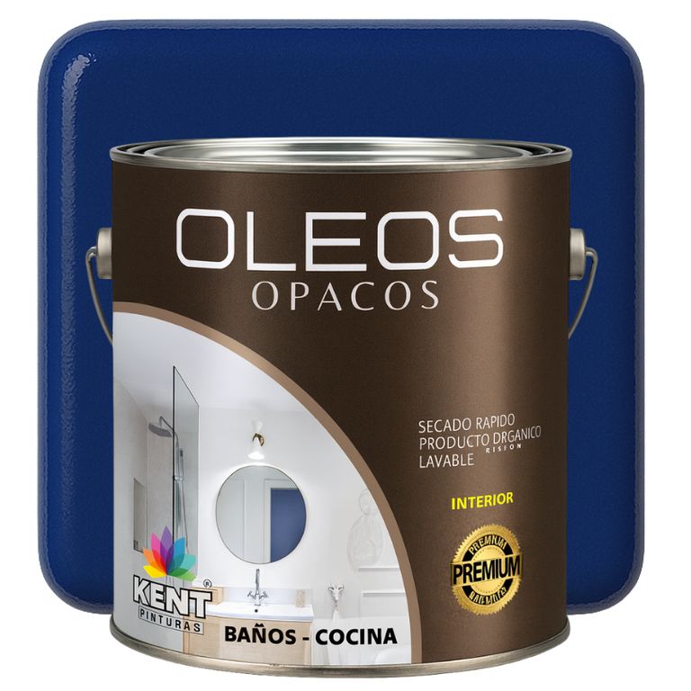 KENT OLEO OPACO MULTISUPERFICIES - PREMIUM - GALON AZUL ULTRAMAR ...