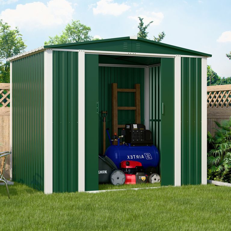 Bodega Exterior doble techo 240x180 4.32 M2 - Linea Green DS-03 ...