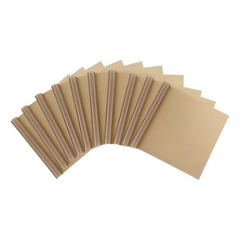 10 Laminas De Teflon Multiuso Sublimacion cocina 30x40 Cm Marrón Claro ...