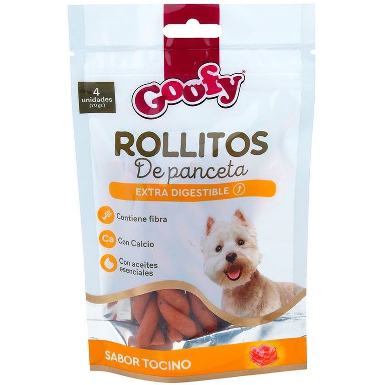 GOOFY Snack Goofy Rollitos de Panceta Perro 70gr | falabella.com
