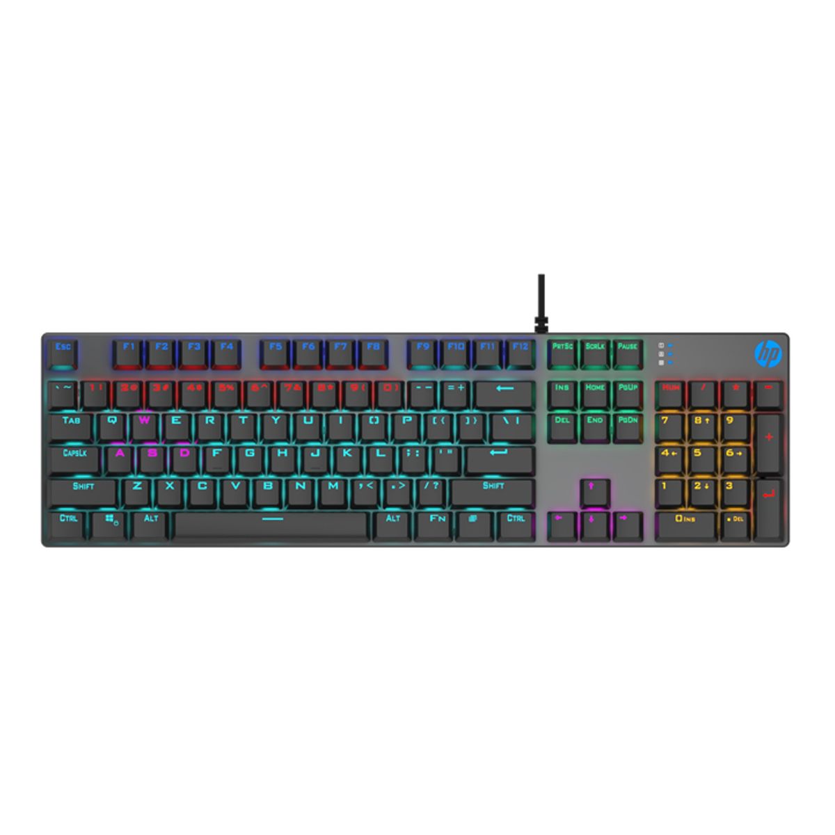 HP Teclado Gamer Mecánico Hp Gk400F Luces RGB | Falabella Chile