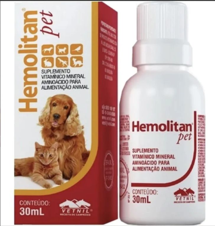 GENERICO Hemolitan Pet Oral Multivitamínico Para Perros Y Gatos 30 Ml ...