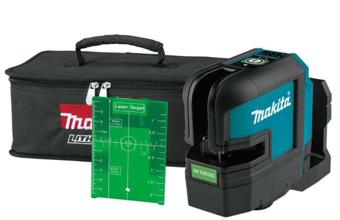 Nivel Laser cruzado linea verde sin batería SK105GDZ Makita | Sodimac Chile