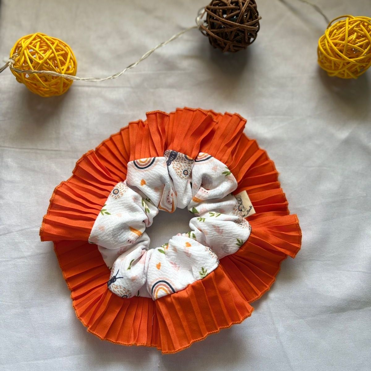 GENERICO Scrunchie Rumba Clásica Simbi Arcoiris Naranjo | falabella.com