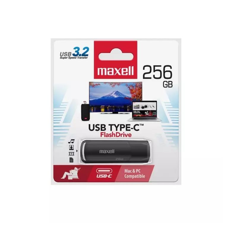 MAXELL Pendrive Maxell USB 3.2 Tipo C 256gb | falabella.com