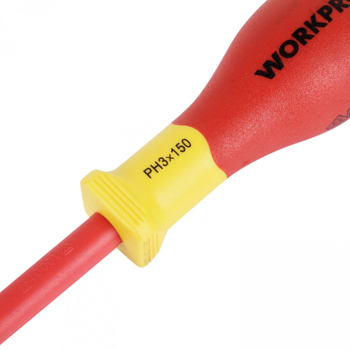 WORKPRO DESTORNILLADOR PHILLIPS AISLADO PH3x150mm | Falabella Chile